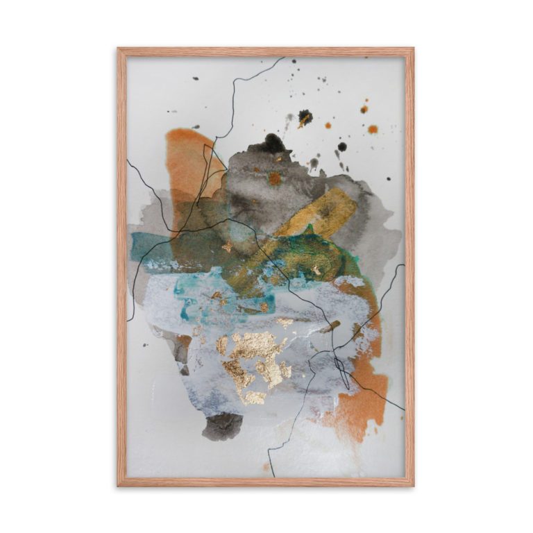 Don't Stop #7 Framed Print - Christine Olmstead